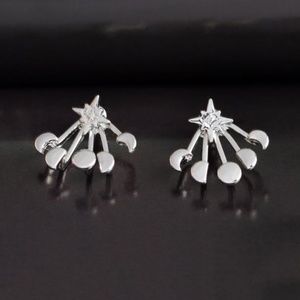 Jewelry | New Moon Star Ear Jackets | Poshmark